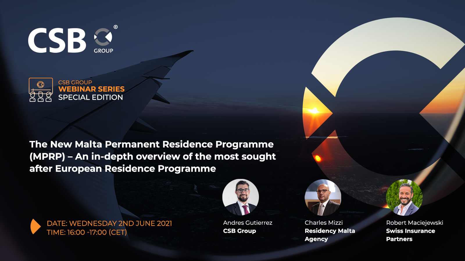 CSB Group invites you to The new Malta Permanent Residency Programme ...