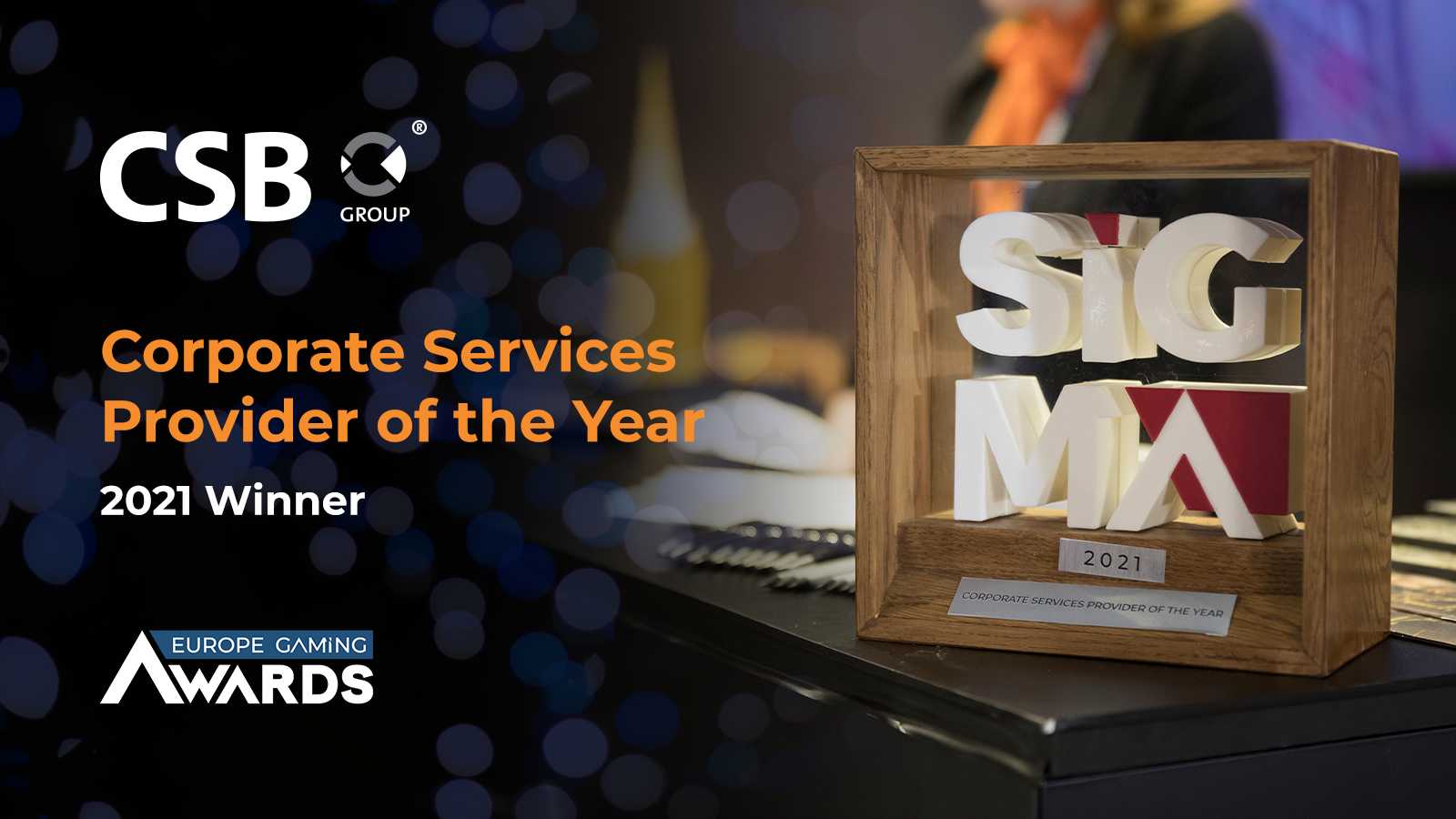 CSB Group named Corporate Services Provider of the Year at SiGMA Europe ...