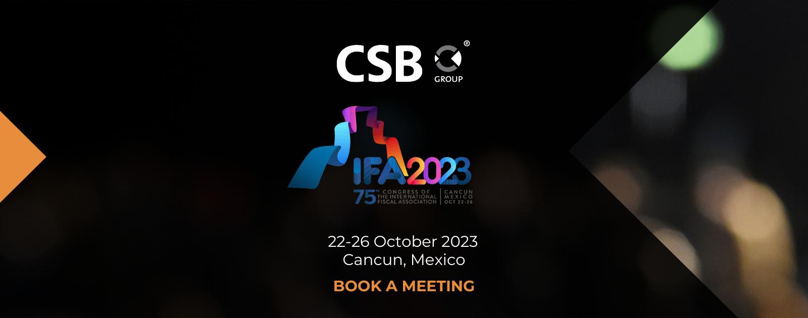 Meet CSB Group at IFA’s 75th Congress - CSB Group