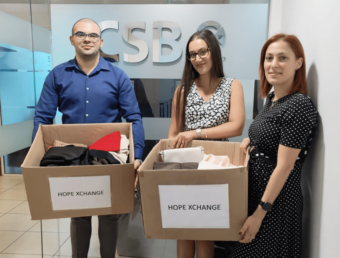 CSB Group's Clothes Donations Initiative for HopeXchange - CSB Group
