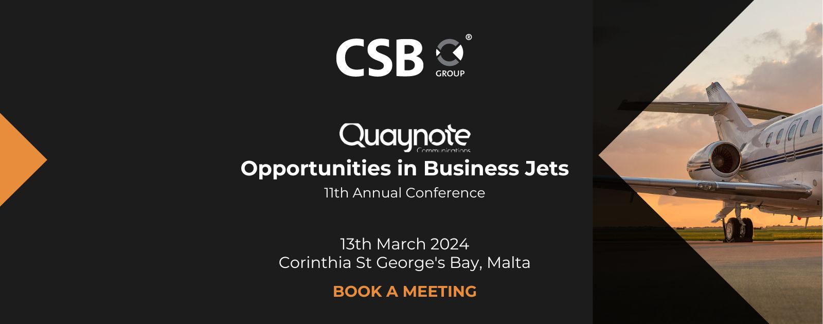 CSB Group to attend Opportunities in Business Jets, 11th Annual ...