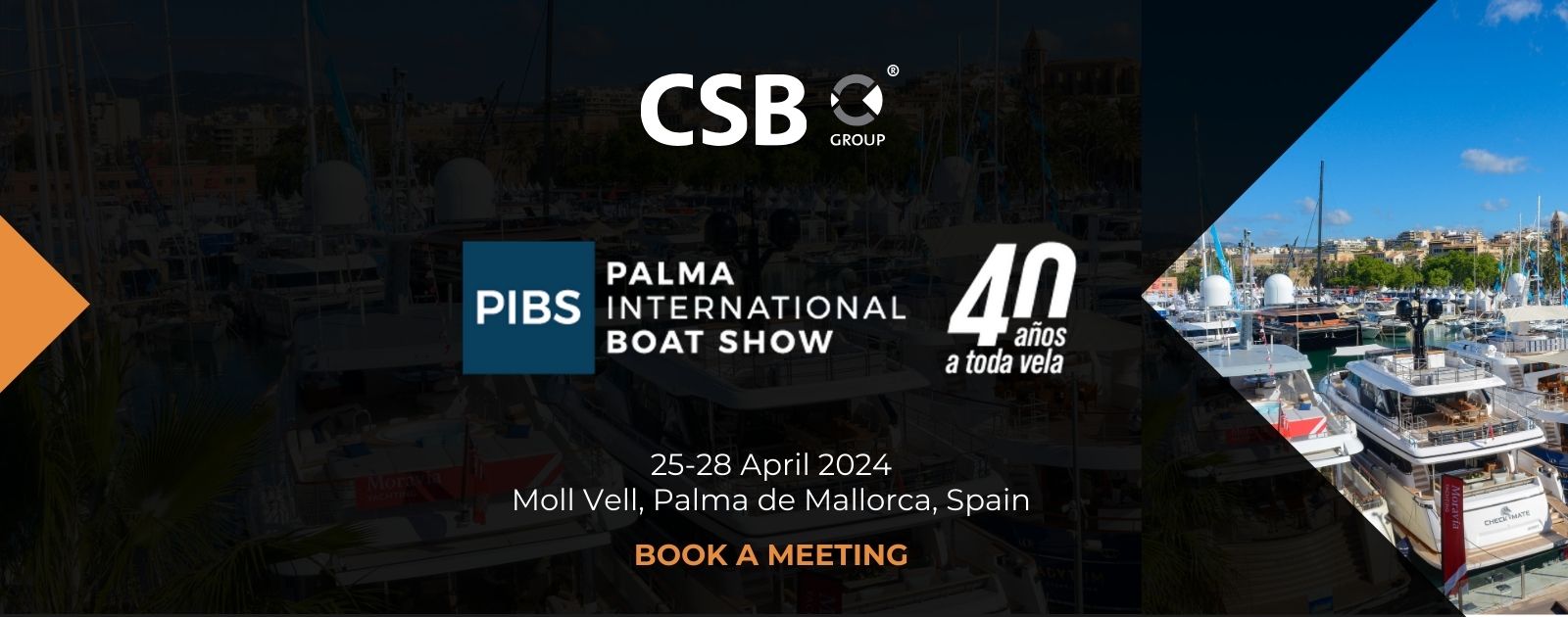 CSB Group to attend the Palma International Boat Show 2024 - CSB Group