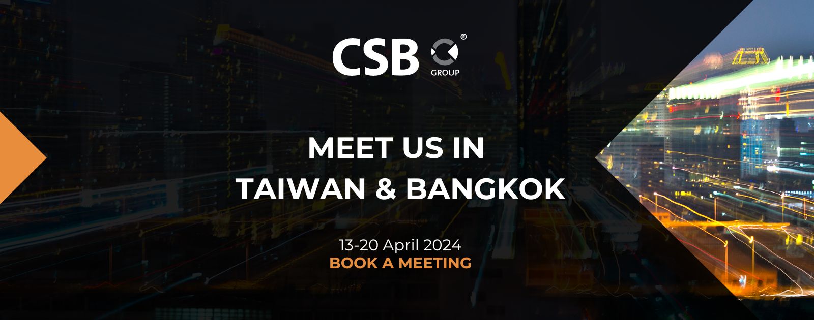 CSB Group to embark on a Taiwan & Bangkok Roadshow - CSB Group