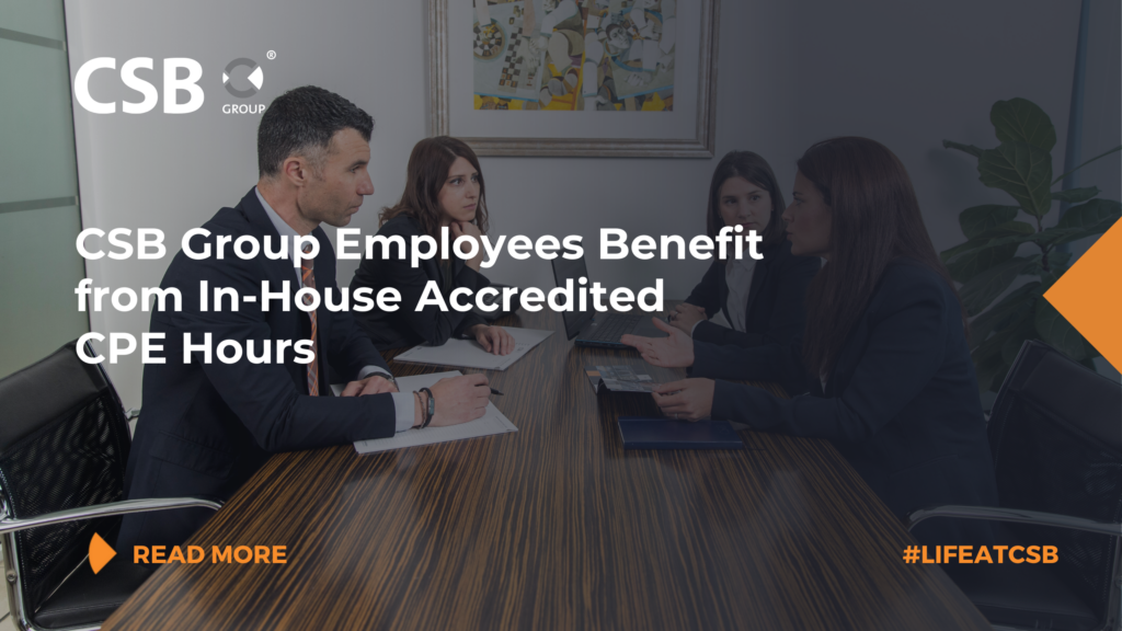 CSB Group Employees Benefit from In-House Accredited CPE Hours - CSB Group
