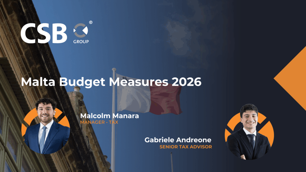 Malta Budget Measures 2026 - CSB Group